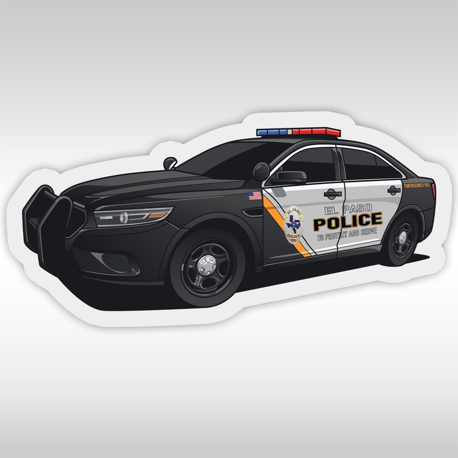 U.S. Customs and Border Protection Stickers - Tahoe- StickerPRO.com